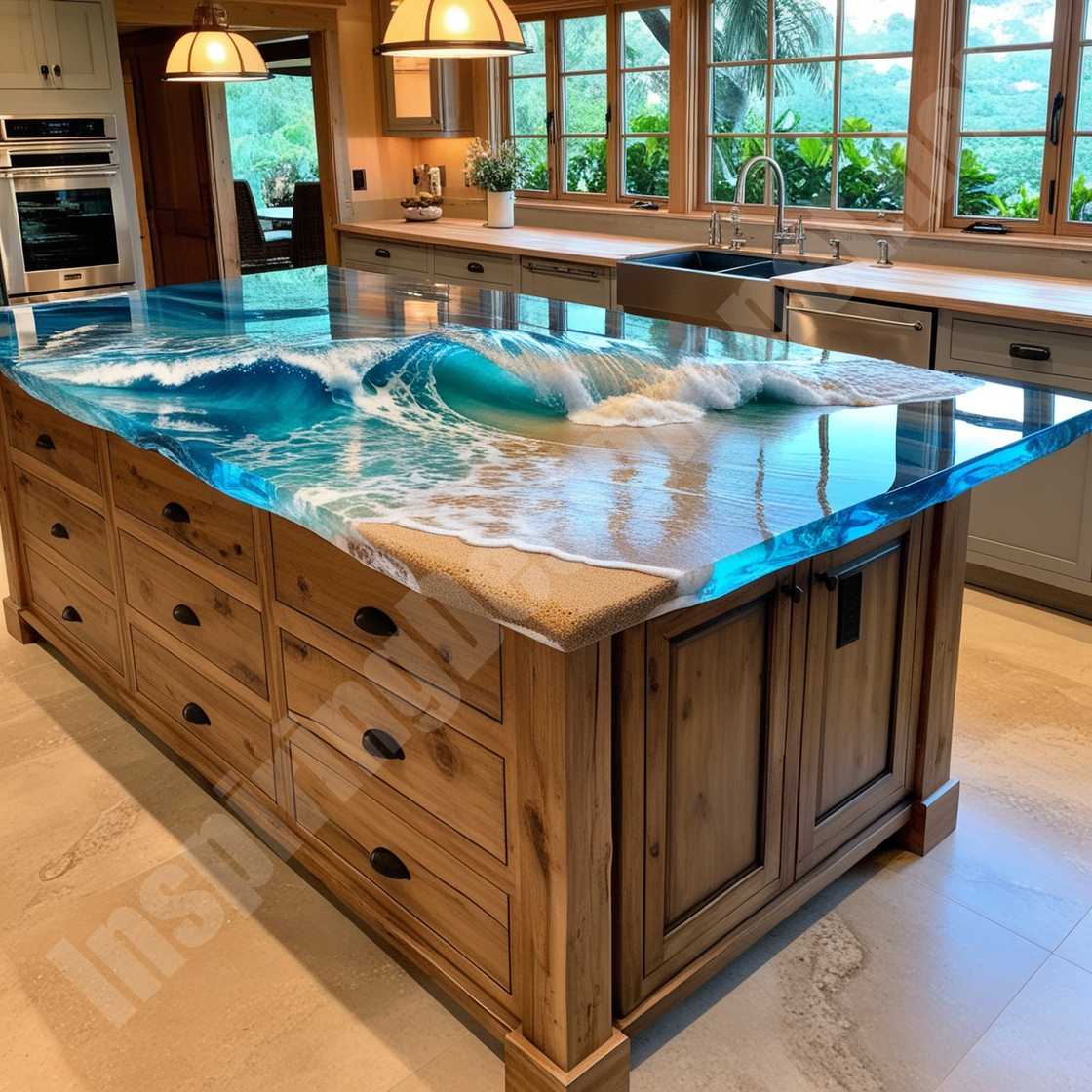 Beach-Inspired Luxury: The Elegance of Active Scene Beach Countertops
