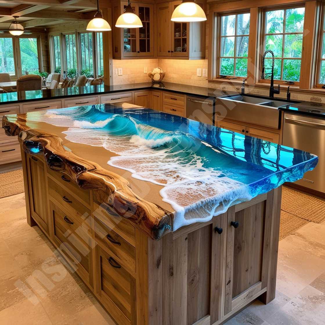 Beach-Inspired Luxury: The Elegance of Active Scene Beach Countertops