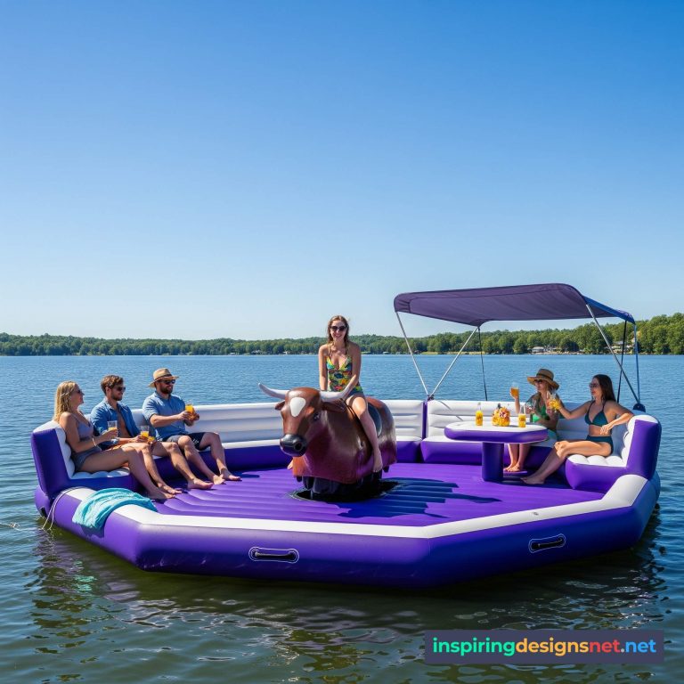Inflatable mechanical bull lake floats: Perfect for Wild Lake Parties